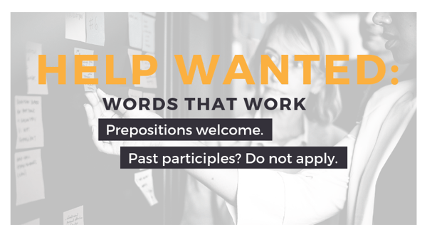 Help Wanted: Words that Work