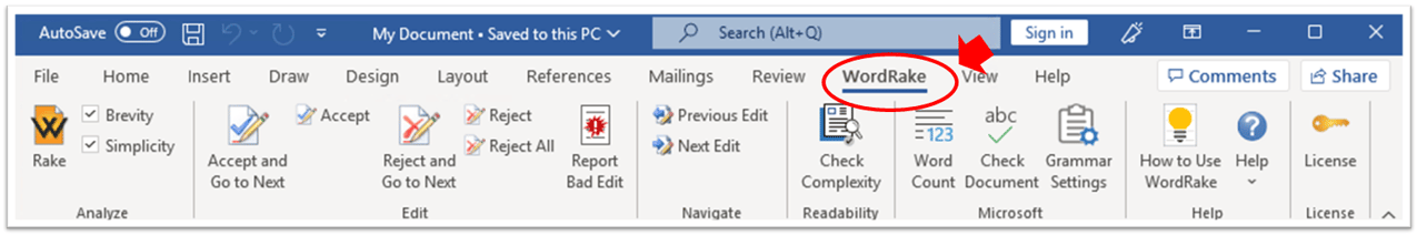 Download WordRake for Word on Windows │ Enjoy Using WordRake